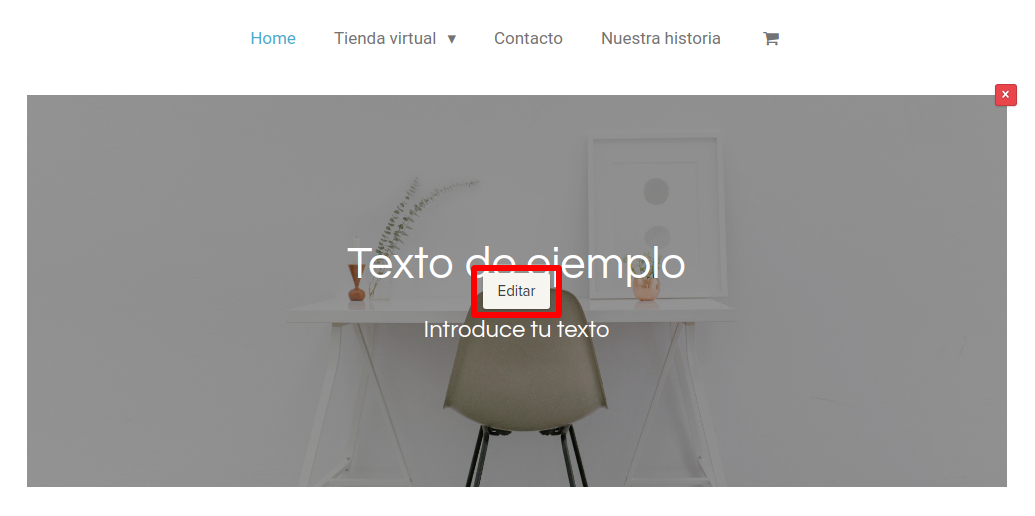 Presentación de diapositivas en el banner – Centro de ayuda | Webador.es