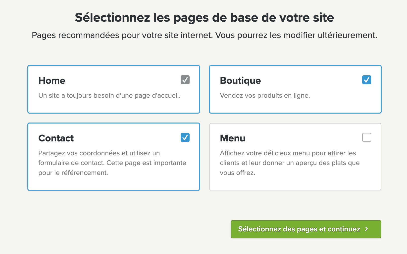 1. Commencez avec Webador – Centre d'aide | Webador.fr